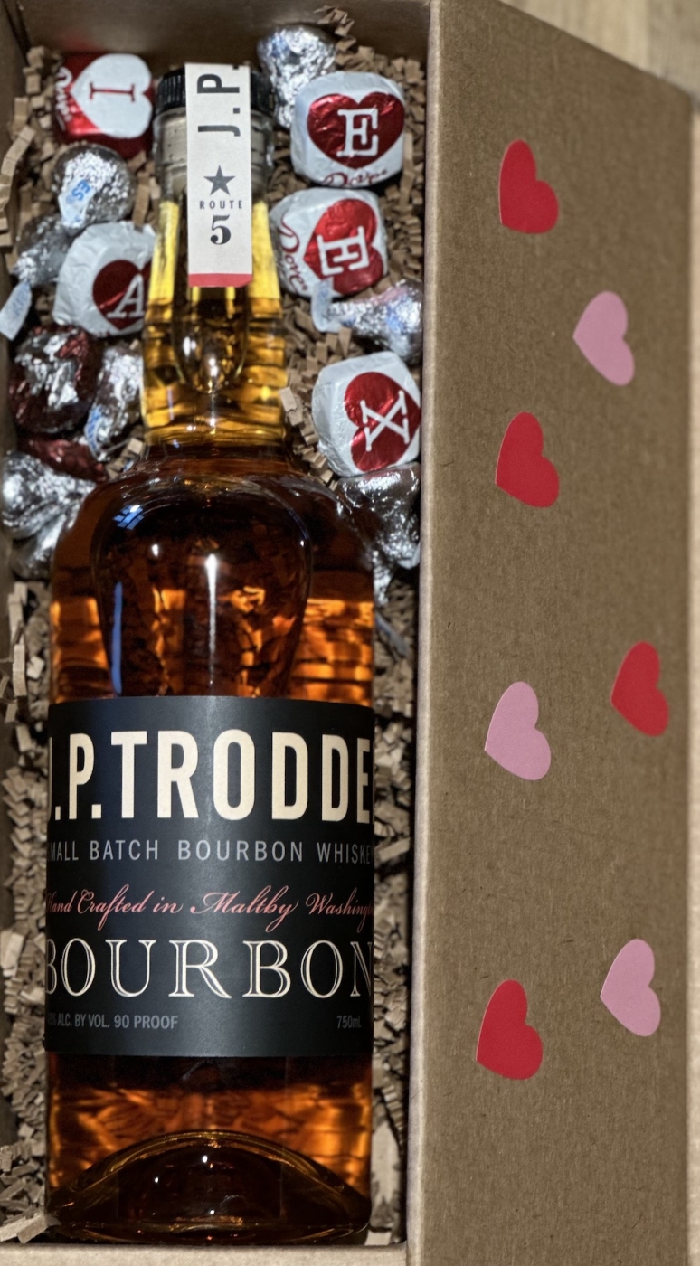 Free Valentines Box J P Trodden Artisan Crafted Washington Bourbon